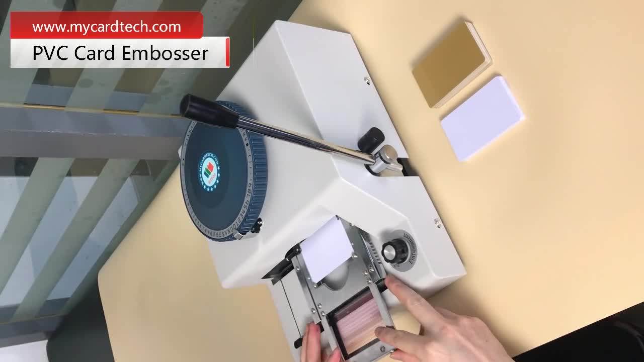 High Grade Manual Plastic Pvc Card Embossing Machine - Buy Embossing ...