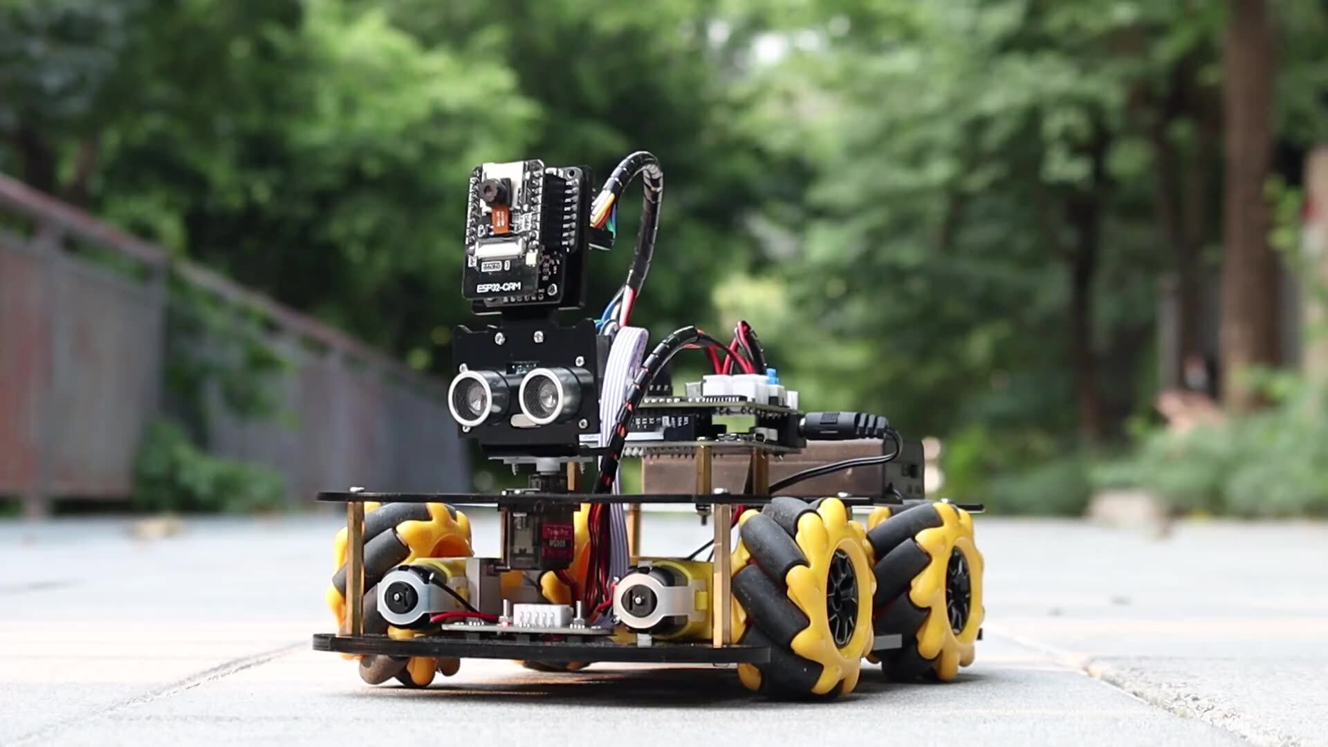 Nhà Máy Omni Bánh Xe Robot Kit Esp32 Cam Với Lập Trình Tránh Chướng ...