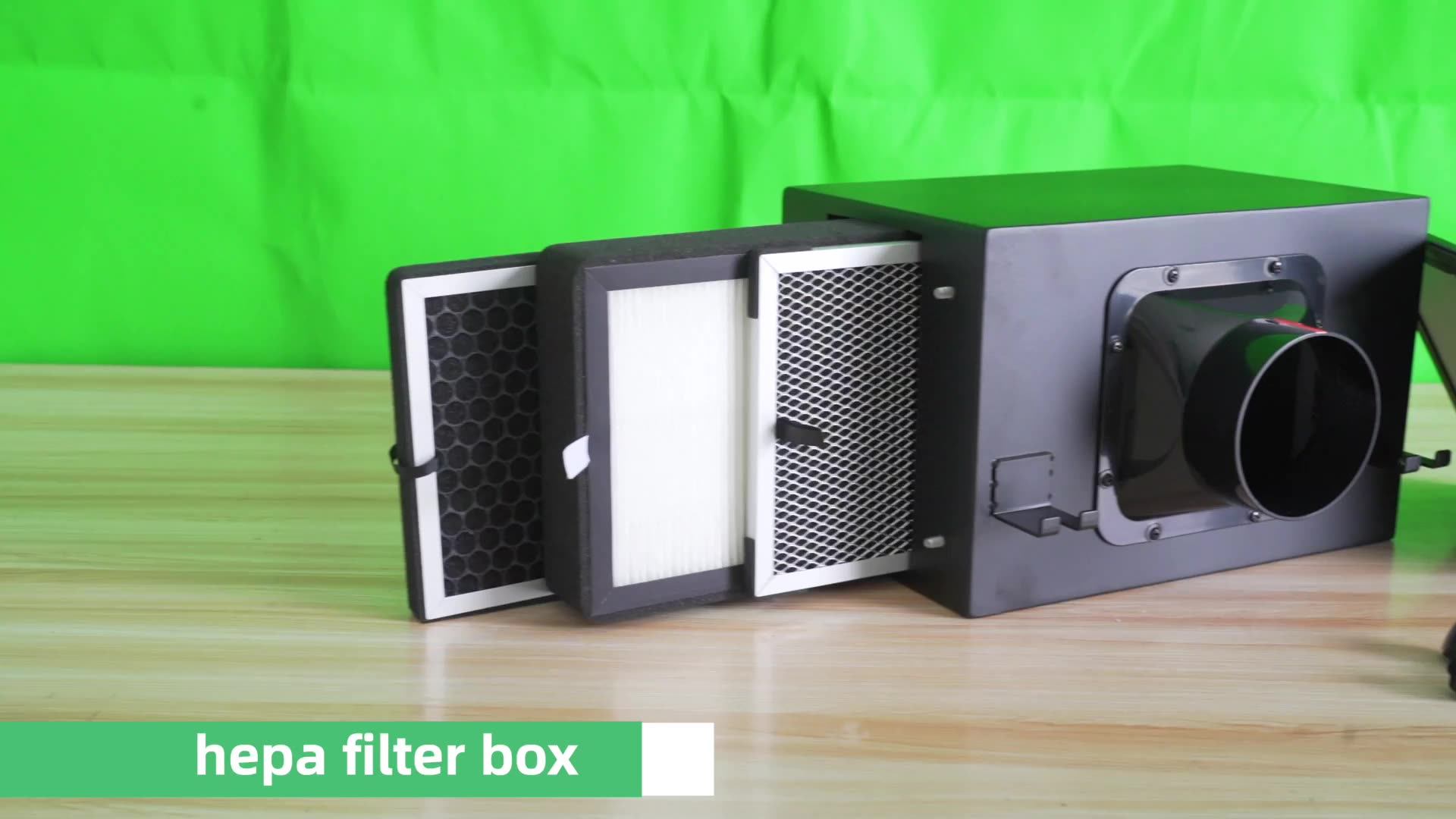 Fresh Air Pm2.5 Air Duct Filter Box Indoor Air Purification Filter Box ...