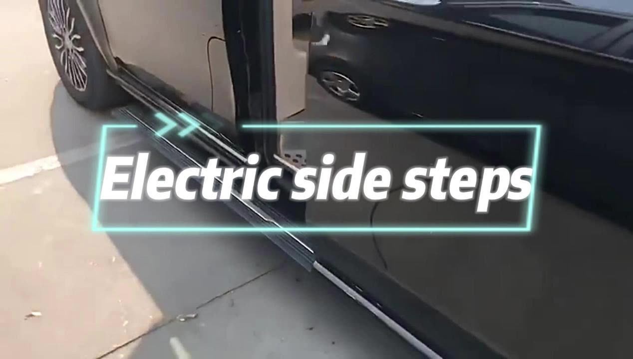 Aluminum Alloy Retractable Power Board Steps Side Step Electronic Power ...