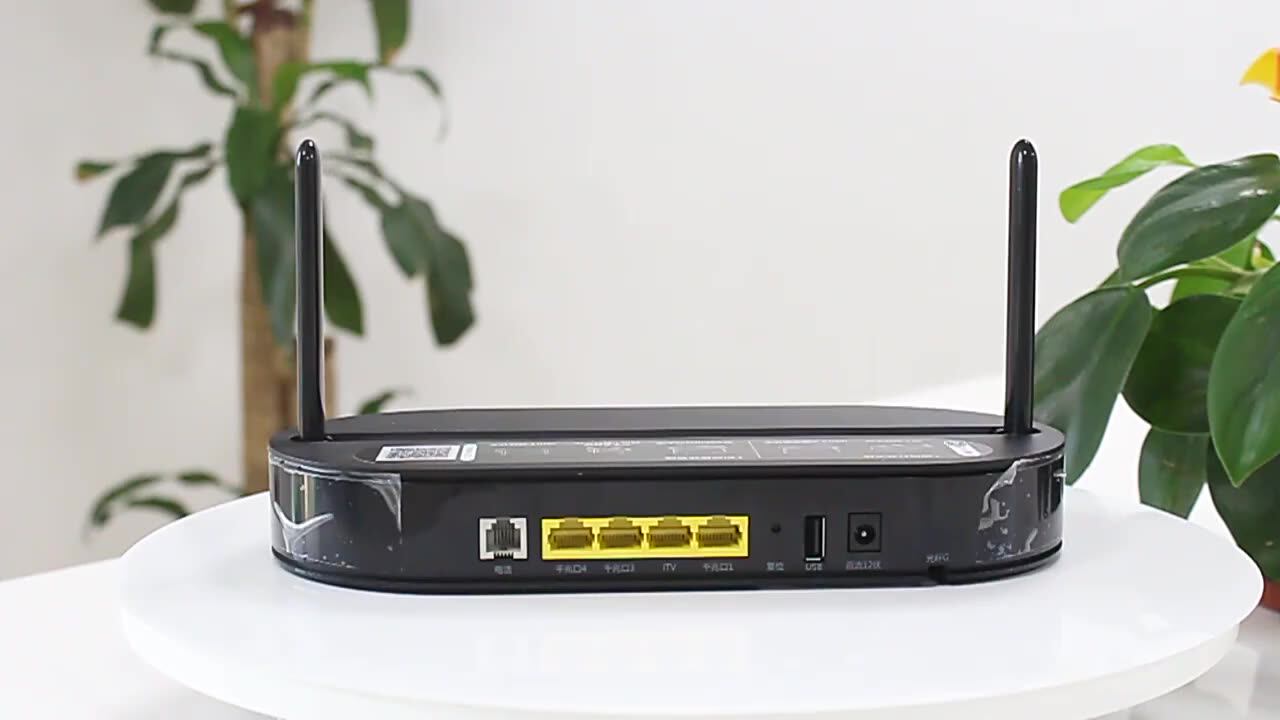 Fiber Onu Original Hs8145v Gpon Onu Modem With 4ge+1pots+2.4&5g Dual ...