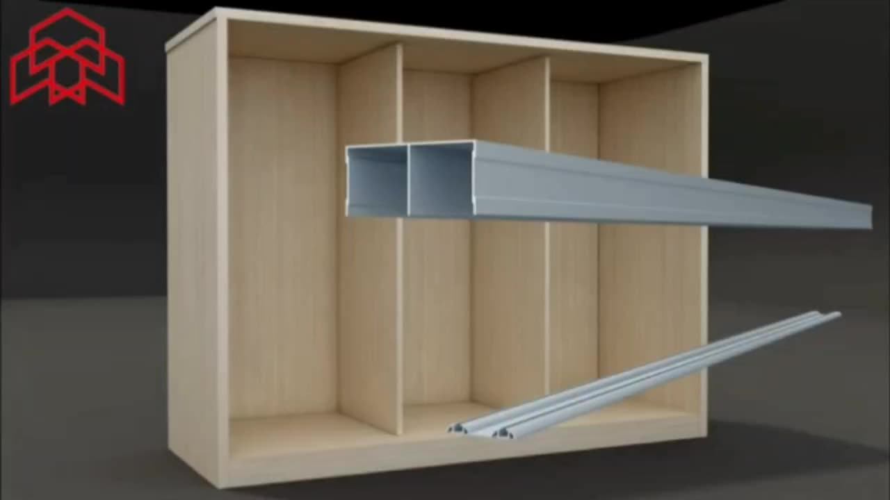Sliding Wardrobe Fitting Hardware System Sliding Door Roller Wheels ...