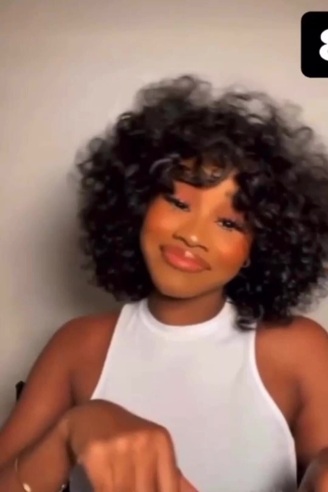 G&t Wig 10 Colors Big Bouncy Fluffy Kinky Curly Wig Short Curly Wig For ...