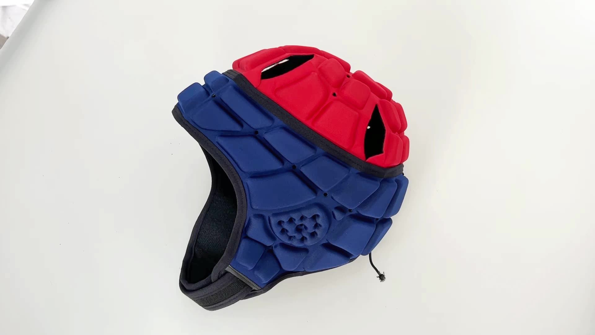 Custom Rugby Headgear 7 On 7 Helmet Football Soft Shell Solid Padded ...