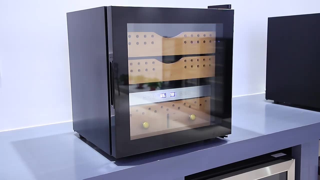 Free Standing Retro Cigar Humidor Fridge Commercial Cigar Humidor Cedar ...