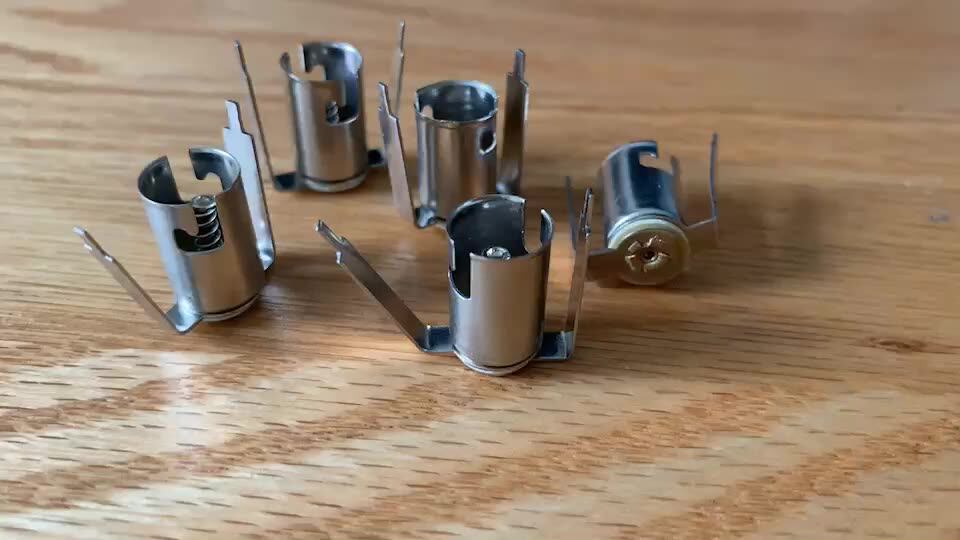 Copper Plated Nickel Ba9s Bulb Socket Ba9s Bayonet Base - Buy Ba9s ...