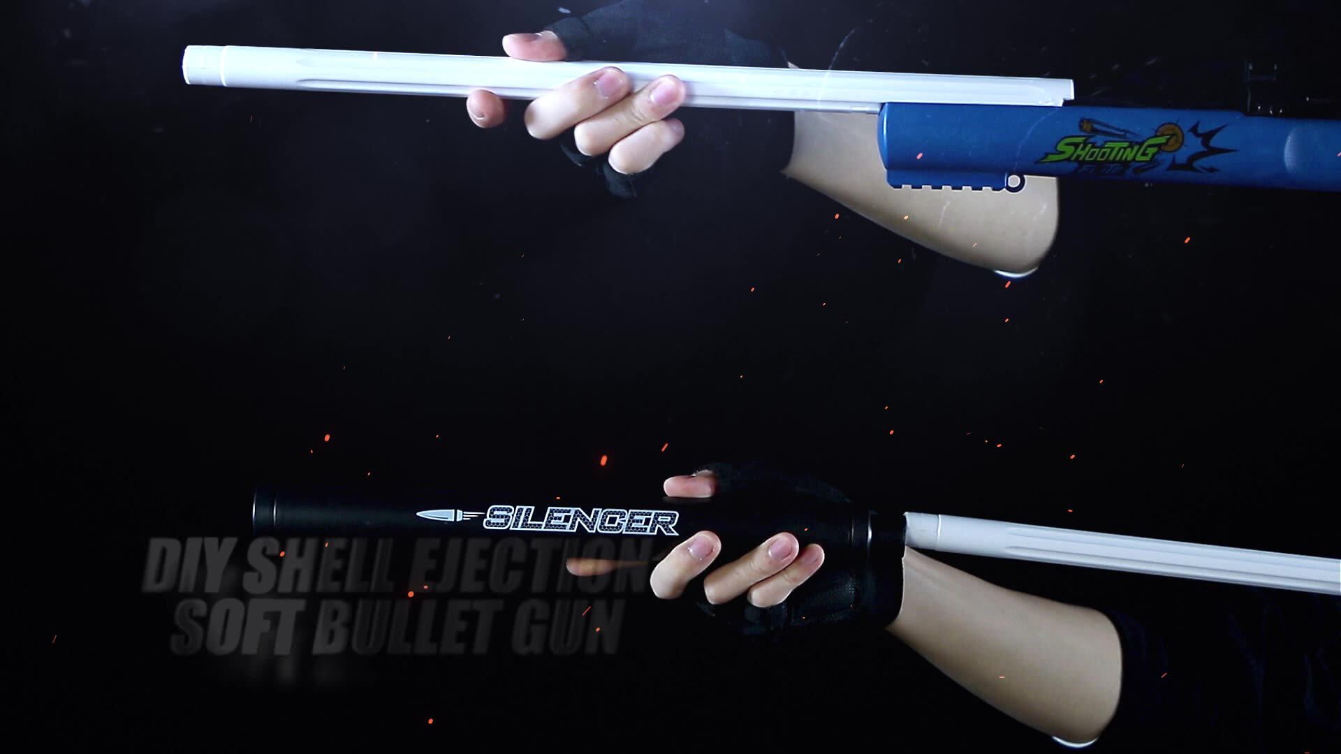 M24 Sniper Shell Ejecting Plastic Gun Shell Ejecting Soft Bullet Shooting Games Soft Bullet Gun ...