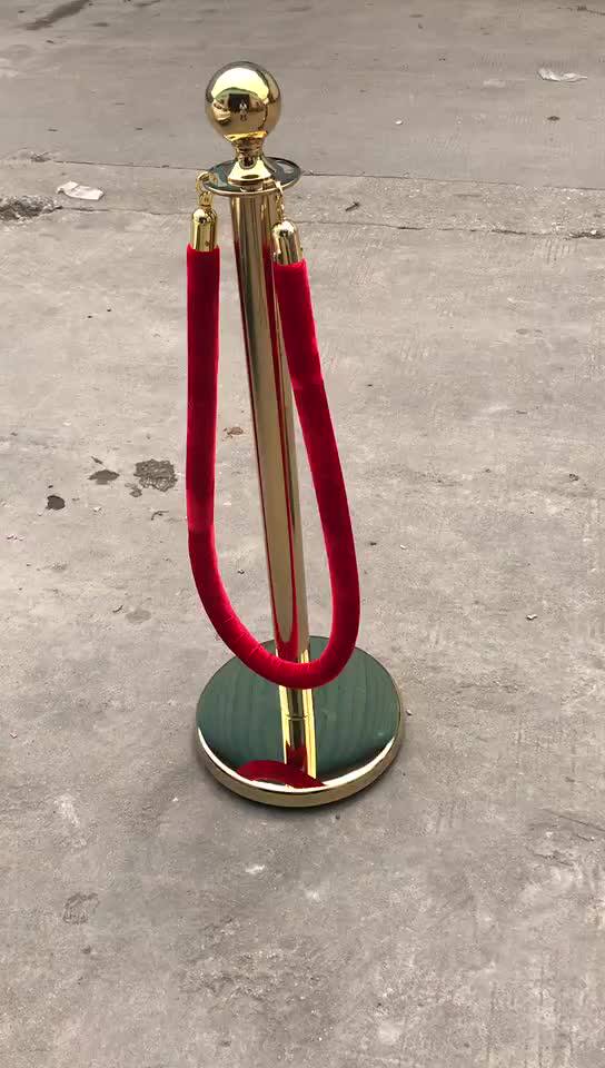 Museum Exhibition Barrier Stanchions And Red Rope Queue Pole - Buy Rope ...
