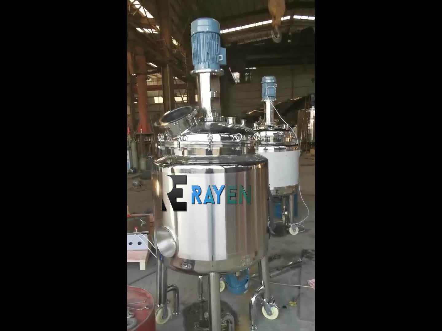 Stainless Steel Steam Jacket Tank Heated And Cooling Double Jacketed ...