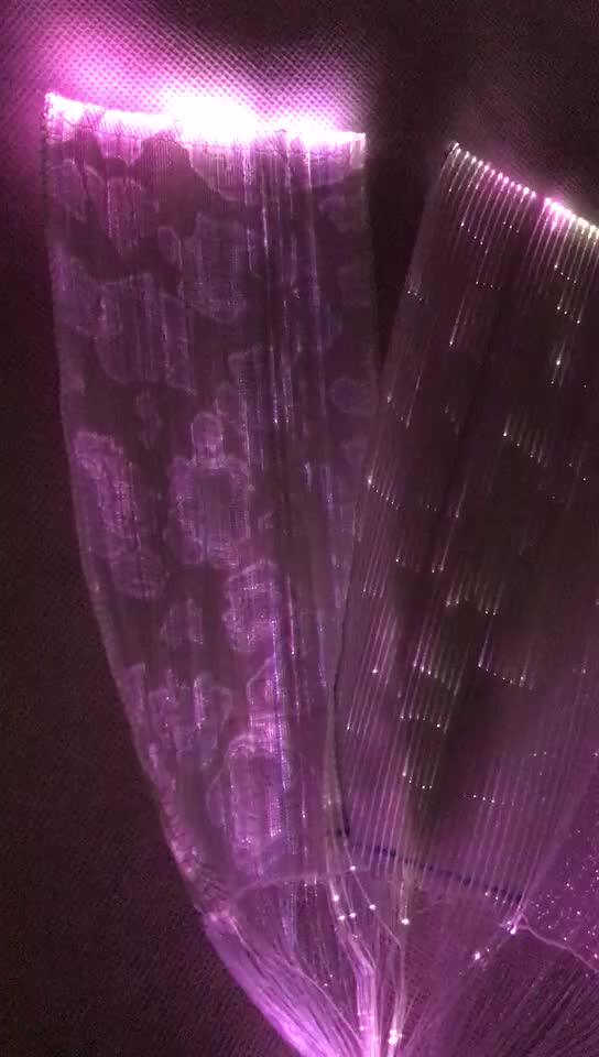 Fiber Optic Fabric Light Emitting Fabric High End Luminous Fabric - Buy ...