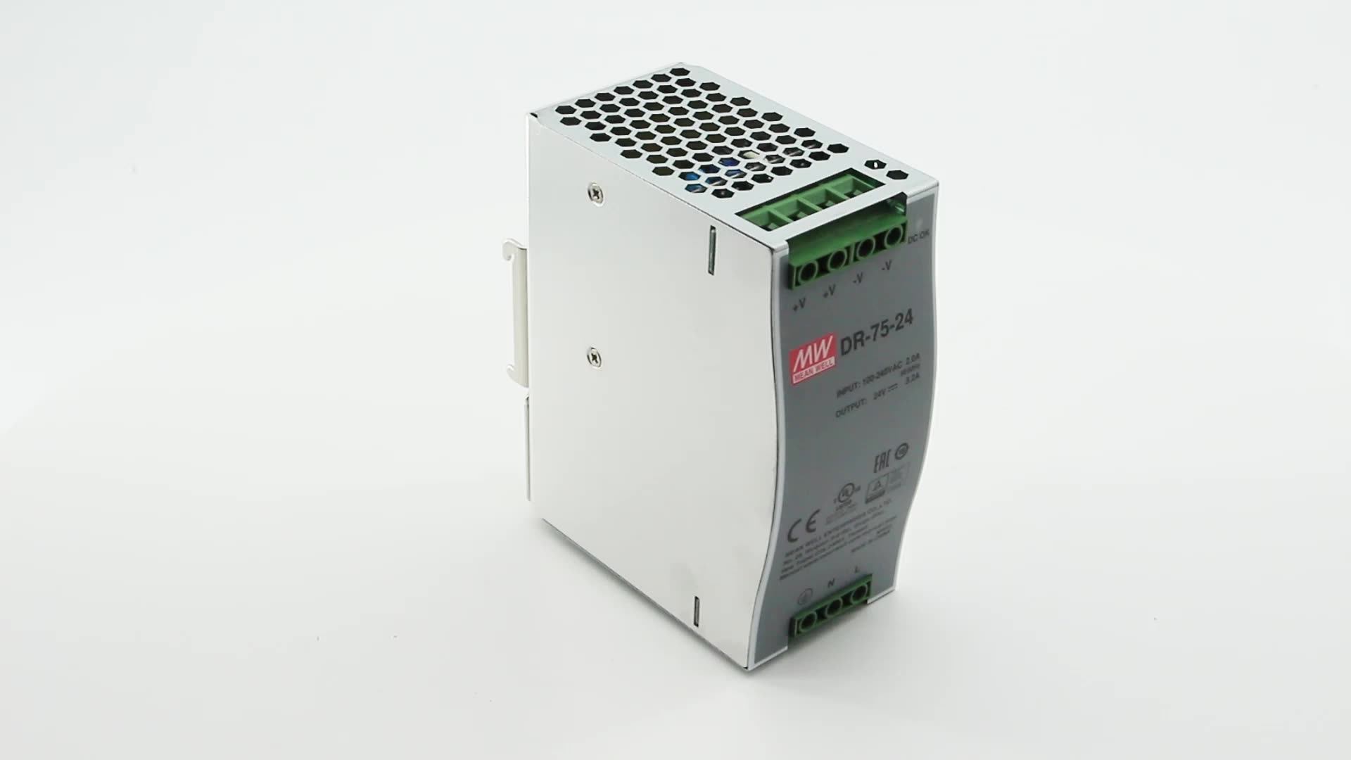 Dr-60-12 60w Din Rail Single Output Industrial Power Supply Meanwell ...