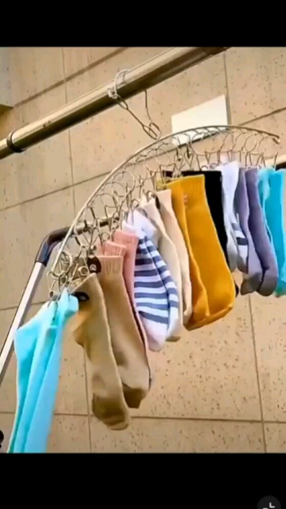 Multifunctional Striped Metal Wardrobe Rainbow Closet Storage Rack And ...