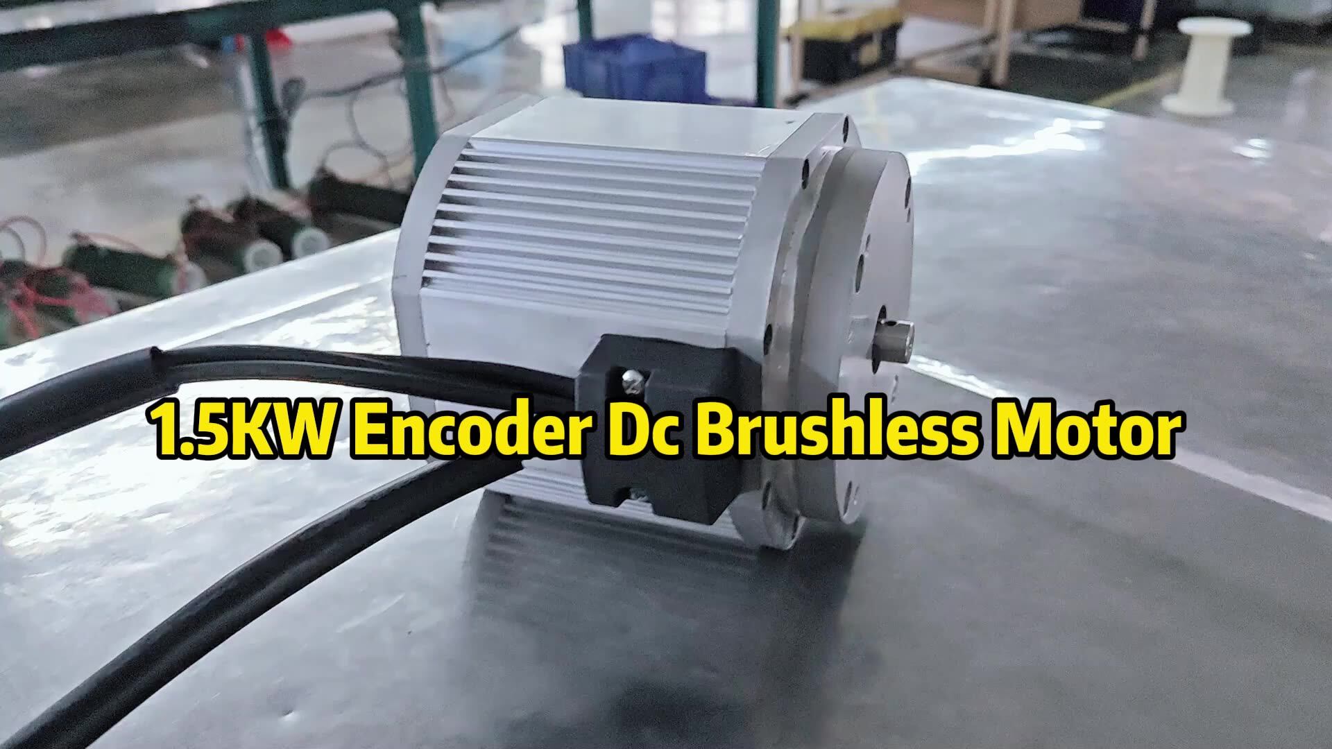 1500w 48v Dc Brushless Gear Motor With Encoder Low Noise Permanent ...