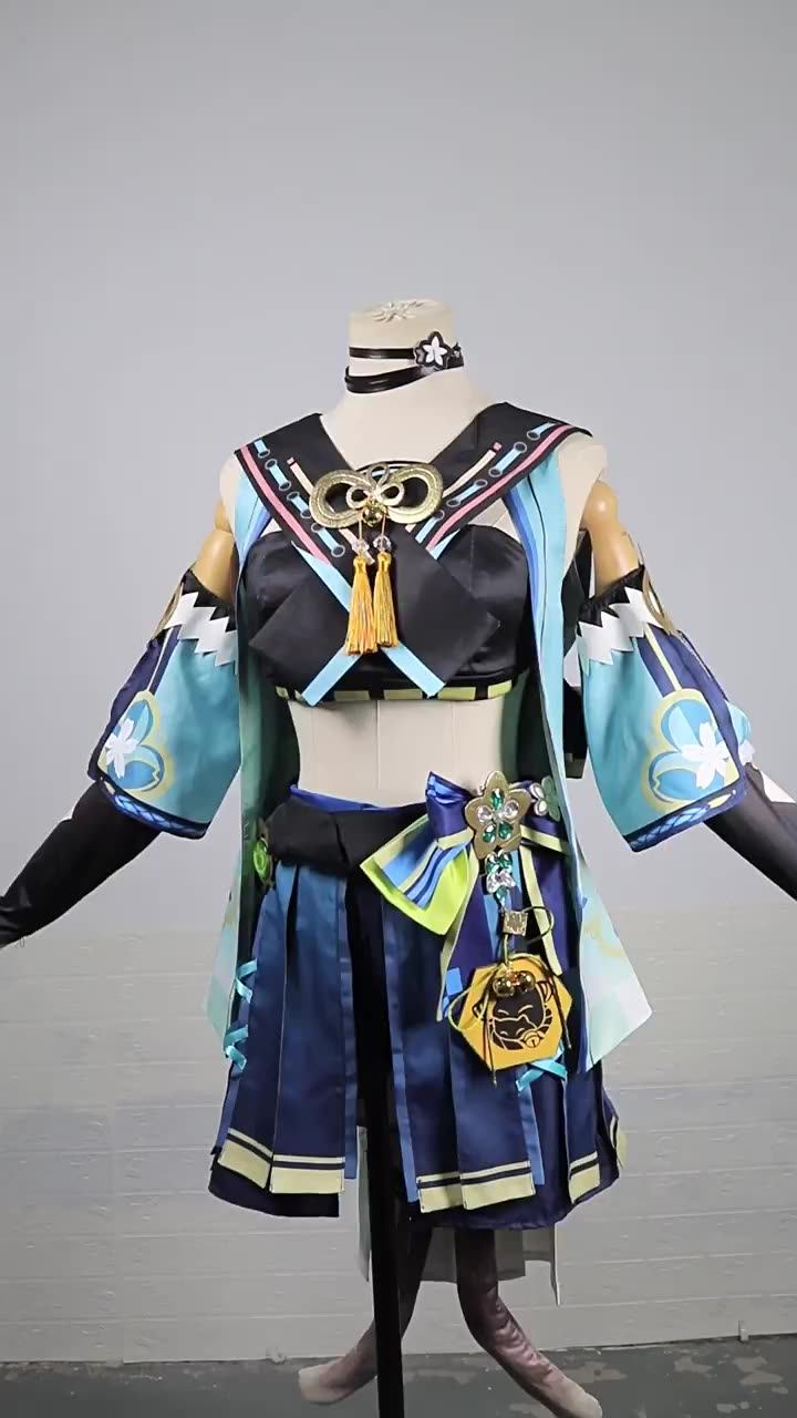 Kirara Cosplay Costume Wig Genshin Impact Game Uniform Outfit Headwear ...