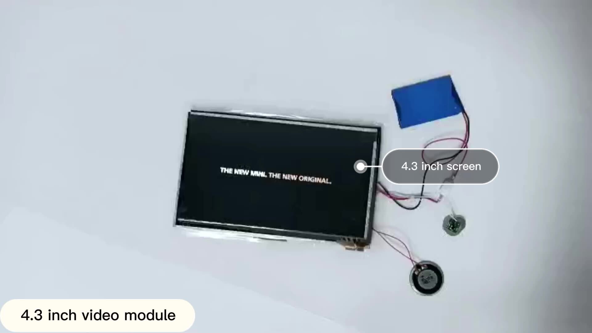 Sales Promotion Lcd Screen Video Module 4.3 Inch Digital Components ...