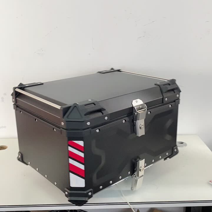 80l Large Capacity Super Aluminum Motorcycle Luggage Box Motorcycle Top ...