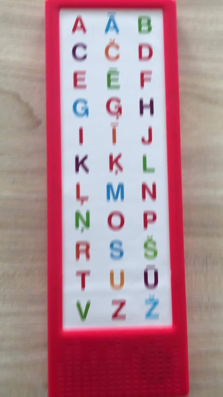 Talking alphabet poster - Hopcorp