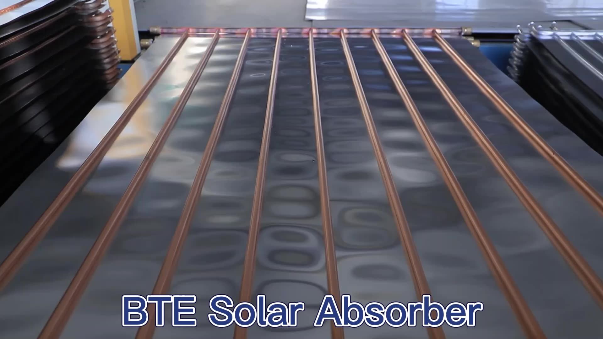 Copper Solar Absorber Laser Welding Tinox Solar Absorber For Flat Plate ...