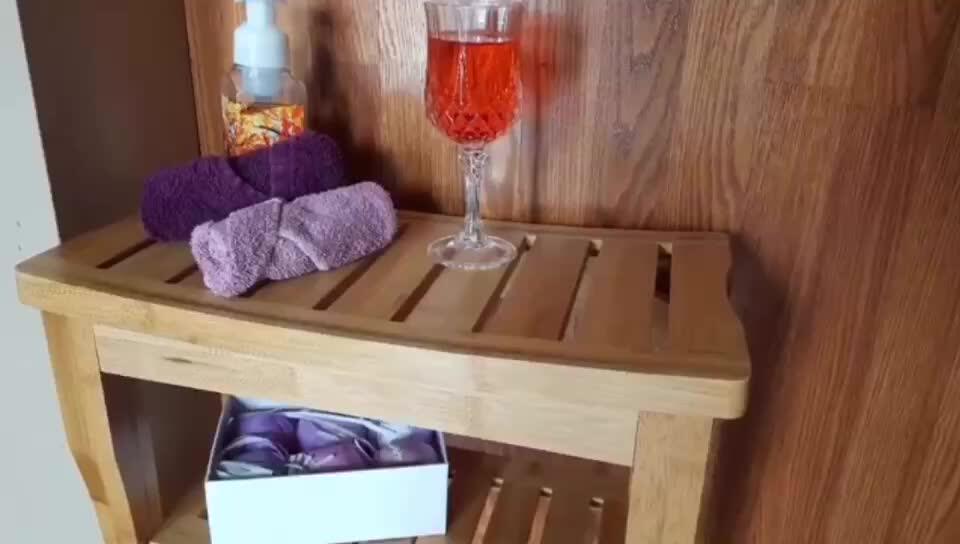 Corner Shower Changing Room Garden Bedroom Storage Bamboo Potting ...