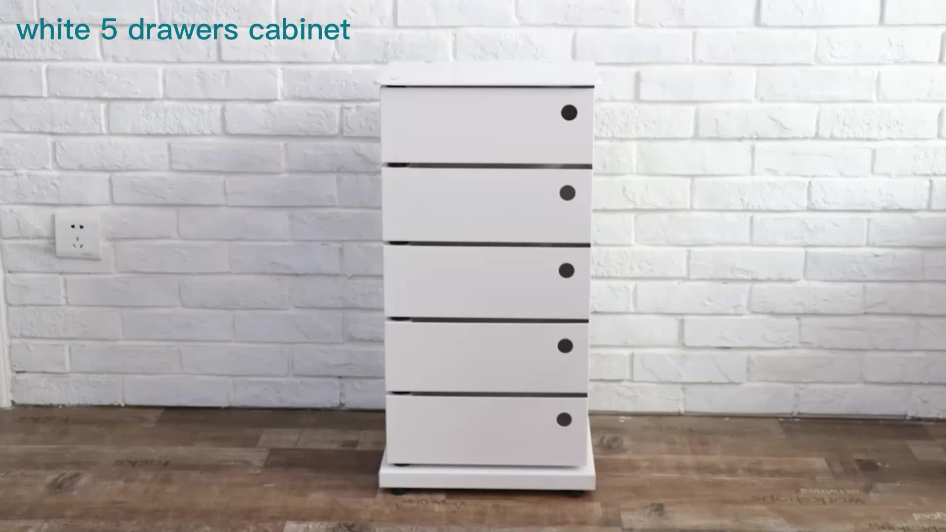 Rotatable Drawer Filing Cabinet 5-bin Storage Tower Anthracite - Buy 5 ...