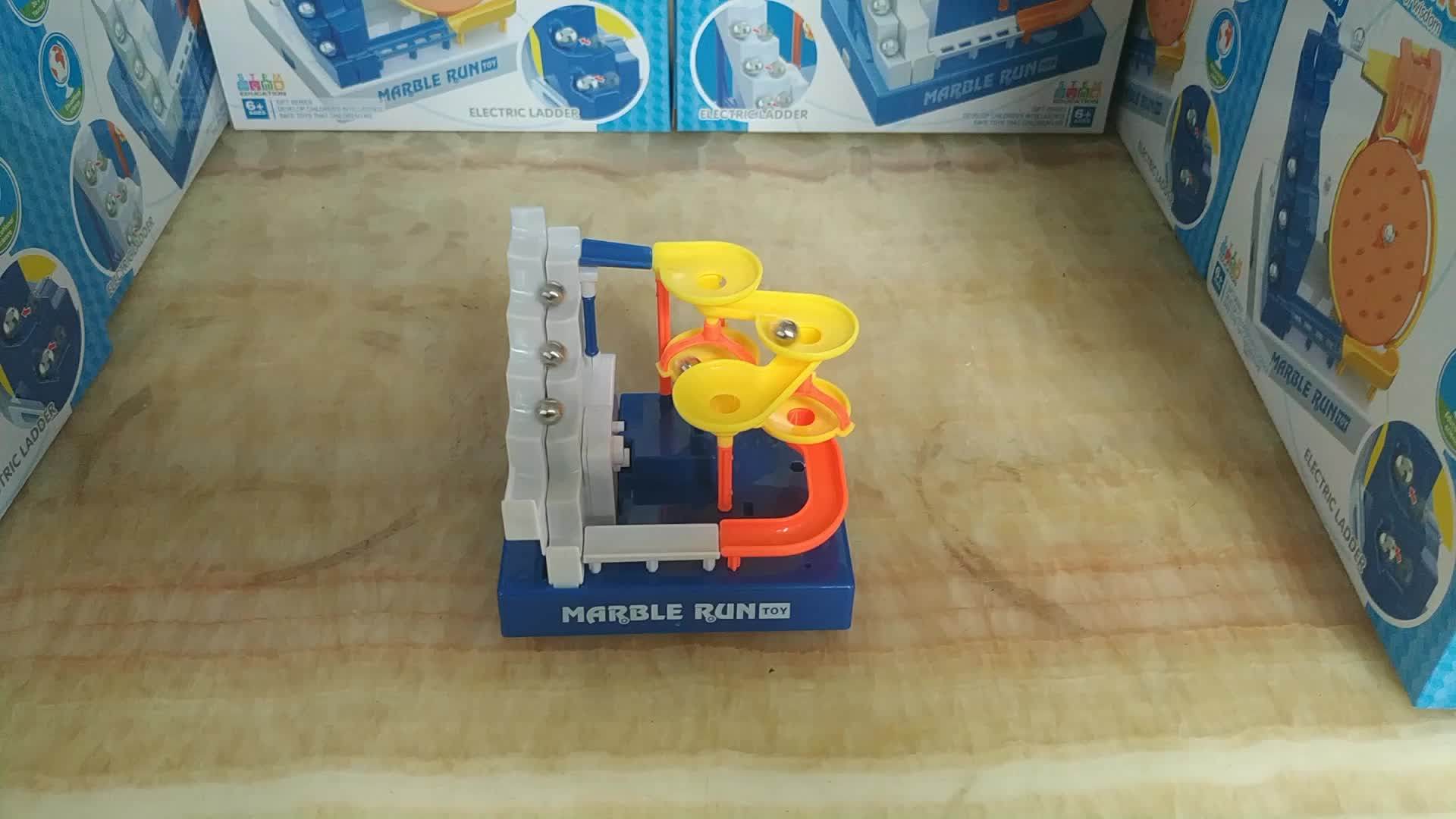 Stem Toys Intelligence Diy Assembled Electric Marble Run Blocks For ...