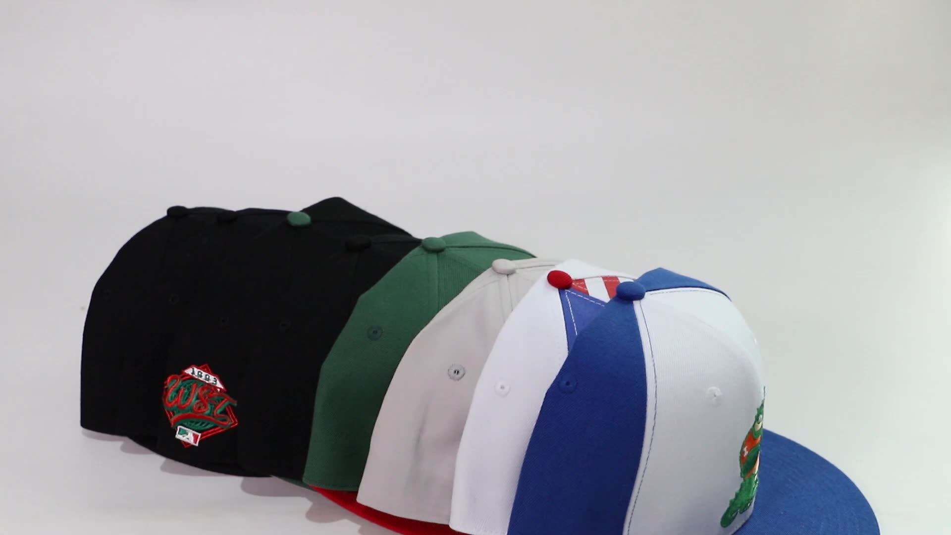 Custom Fitted Hat Unstructured Snapback Cap Yupoong Puffy 3d Puff ...