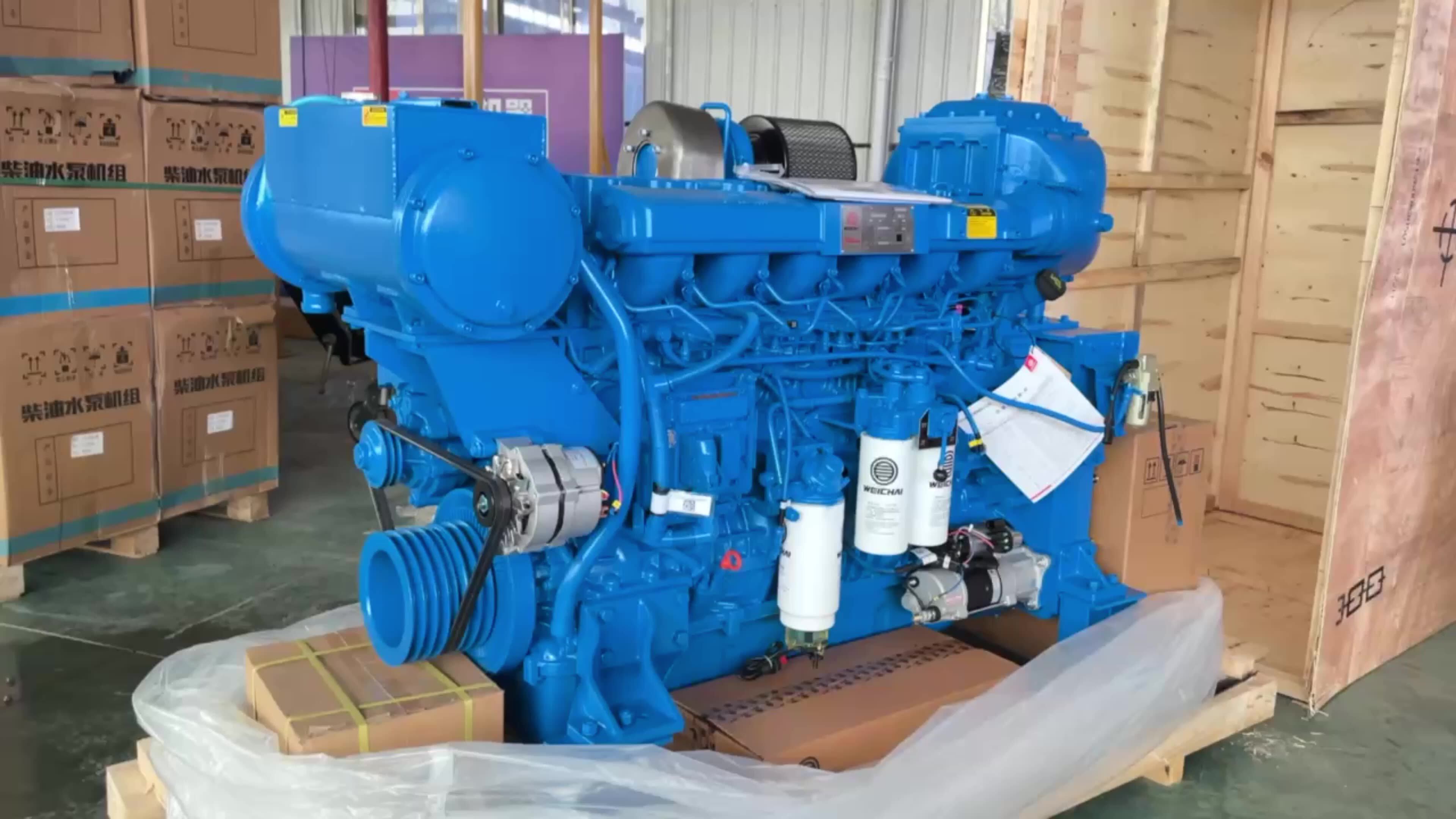 Genuine Weichai Wp13 Marine Diesel Engine Wp13c500-18e220 500hp Boat ...