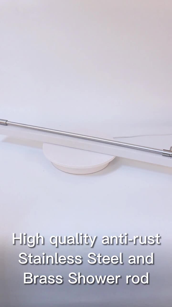 Bathroom Accessories Shower Glass Support Bar Wall To Glass Support ...