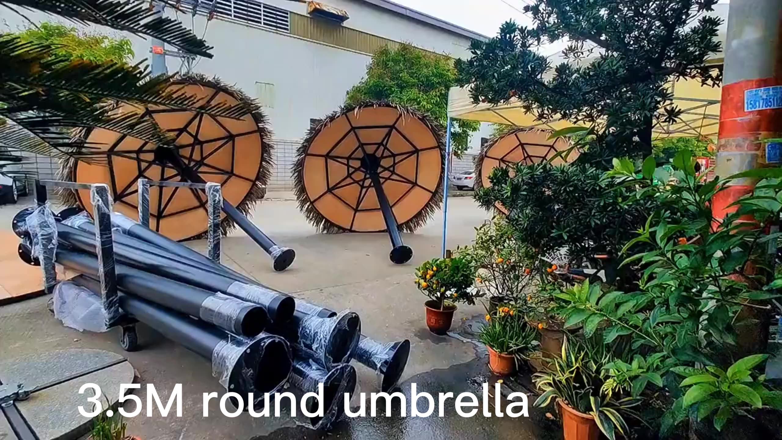 Garden Parasol Parasol Jardin Parasol Straw Exterieur Umbrella Best ...