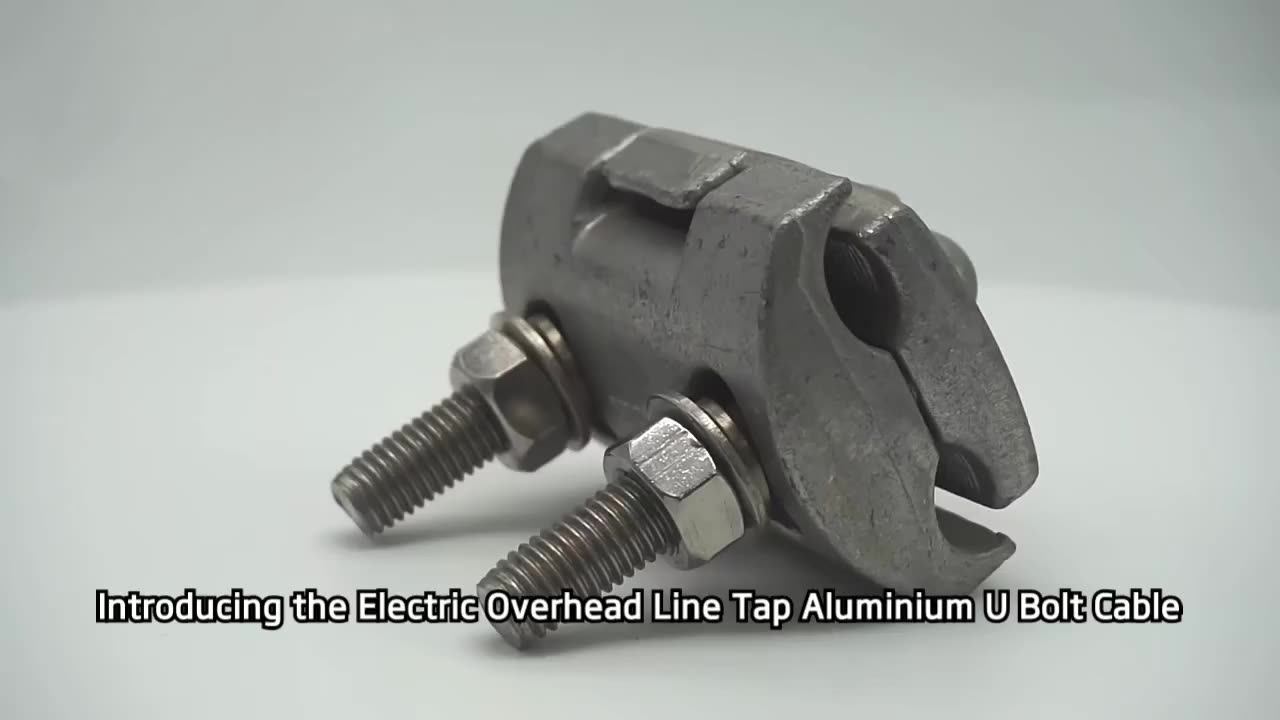 Electric Overhead Line Tap Aluminium U Bolt Cable Connectors With ...