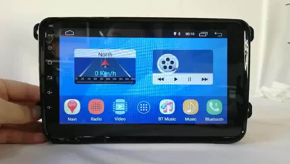 8 Inch Android Auto Dvd Stereo Speler Met Gps Navigatiesysteem Voor Vw ...