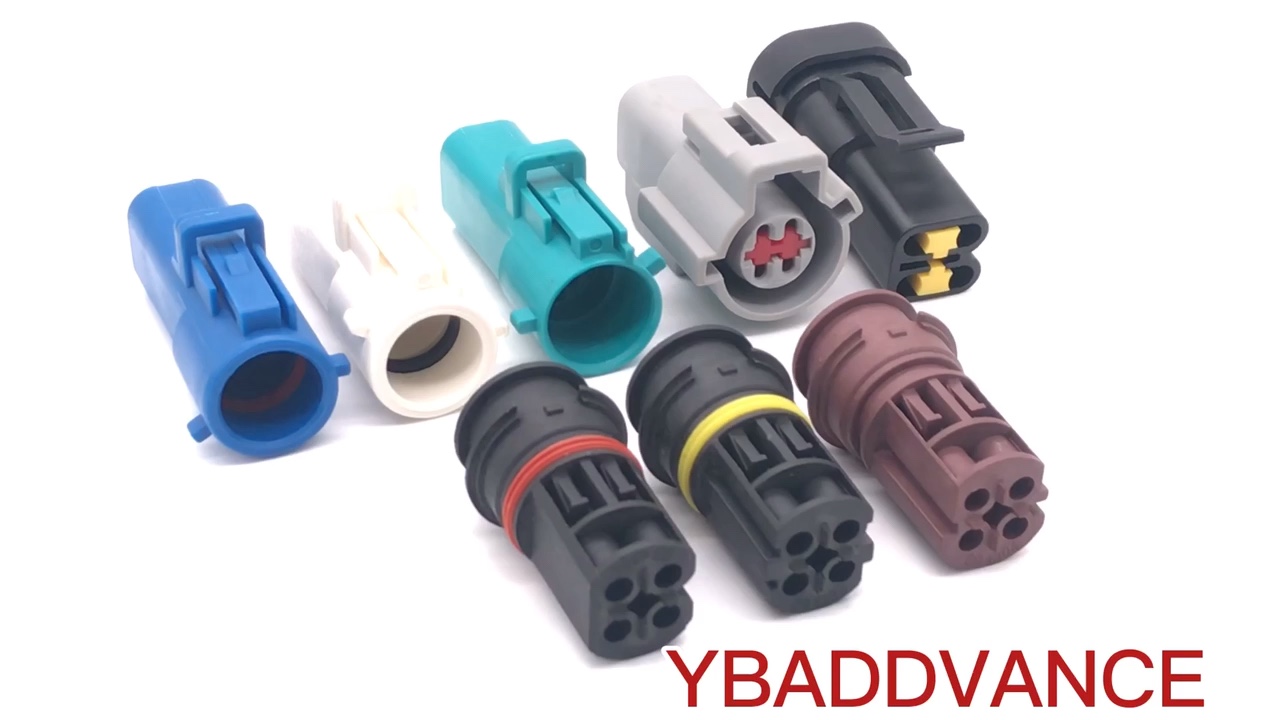 4 Pin Female Electrical Connector Pbt Gf10 Fit For Sensor - Buy Electrical Connector Pbt Gf10 ...