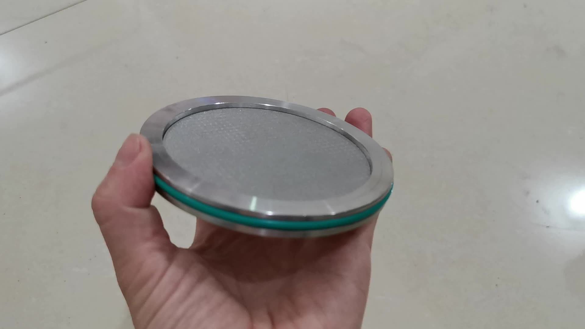 Stainless Steel 4inch 5 Micron Sintered Filter Disc With O-ring Gasket ...