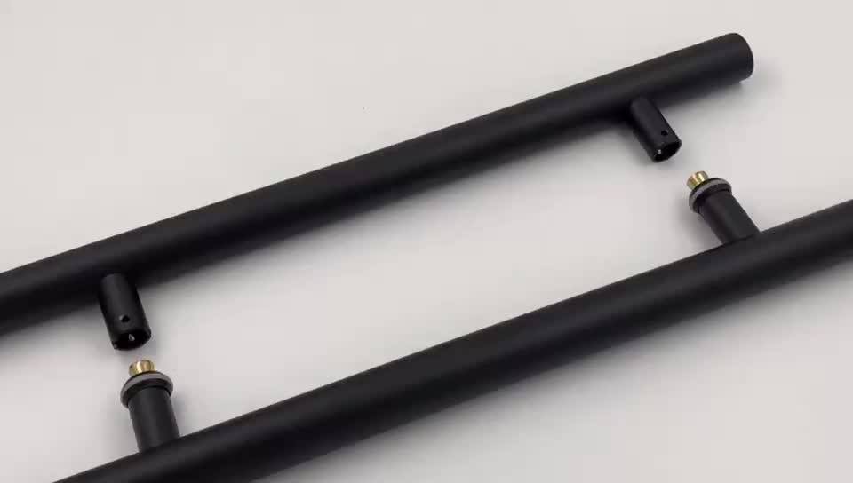 24 Inch Entrance Matt Black Ladder Pull Door Handle,Door Handle Pull ...