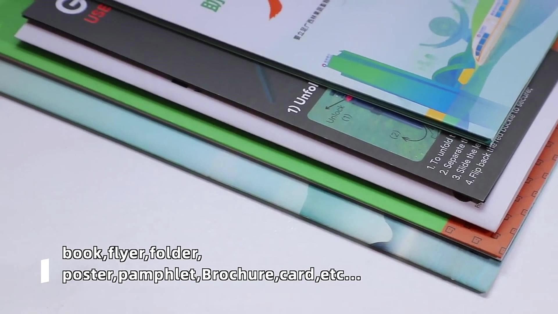 Flexography A5 Laminated Cards Dl Leaflet Lighted Menus Sample Of Sales ...