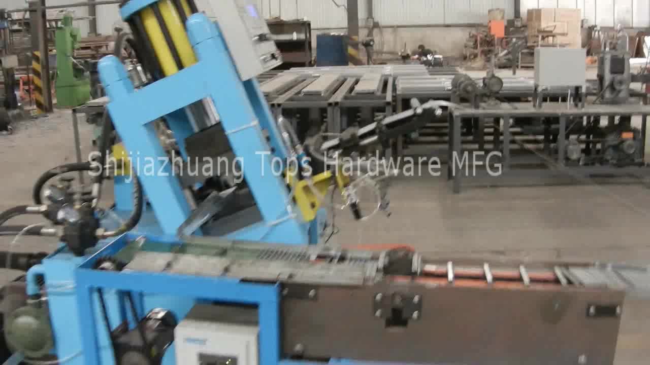 Staple Production Line Wire Flattening Machine Gluing Combiner Press ...