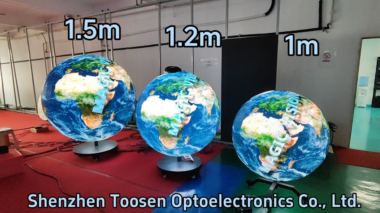 Toosen Factory 3 Day Delivery Indoor P2.5 Diameter 1m Spherical Led ...