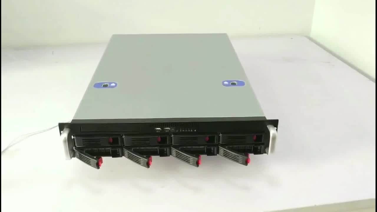 2u Rackmount Server Case With 8 Hot-swappable Sata/sas Drive Bay ...