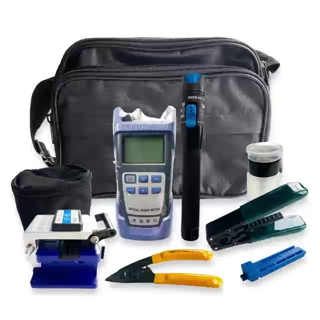 Ftth Fiber Optic Tool Kit With Optical Power Meter And Visual Fault ...