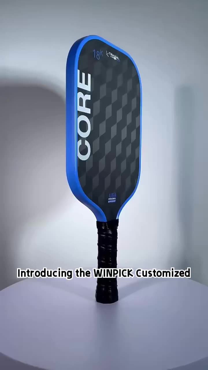 Low Price Oem Odm 18k T700 Carbon Fiber Pickleball Paddle 3d Raw Carbon ...