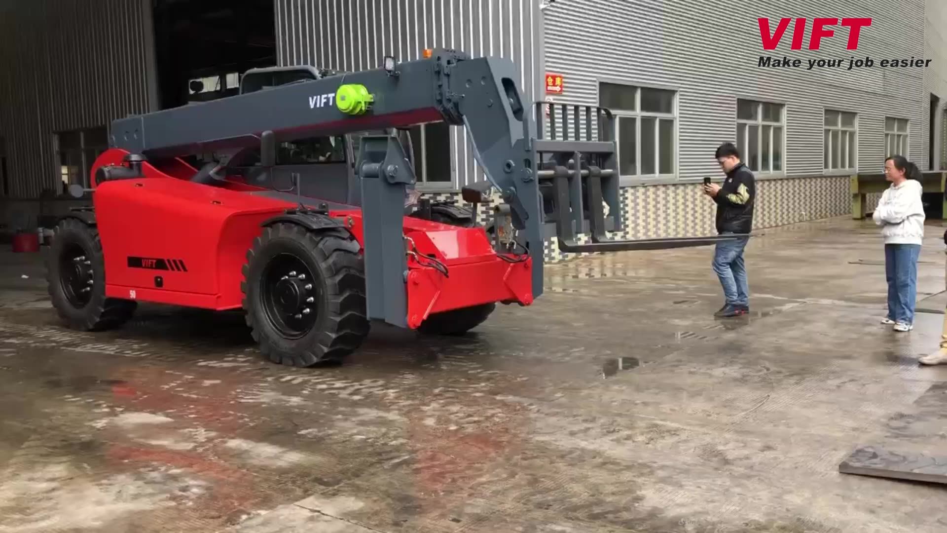 New Telehandler 3 Ton 4ton Telescopic Forklift Telehandler With With ...