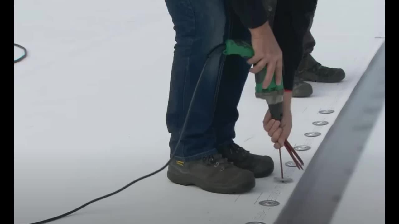 60mil Reinforced 2mx20m Pvc Tpo Roll Waterproof Membrane Roofing - Buy ...