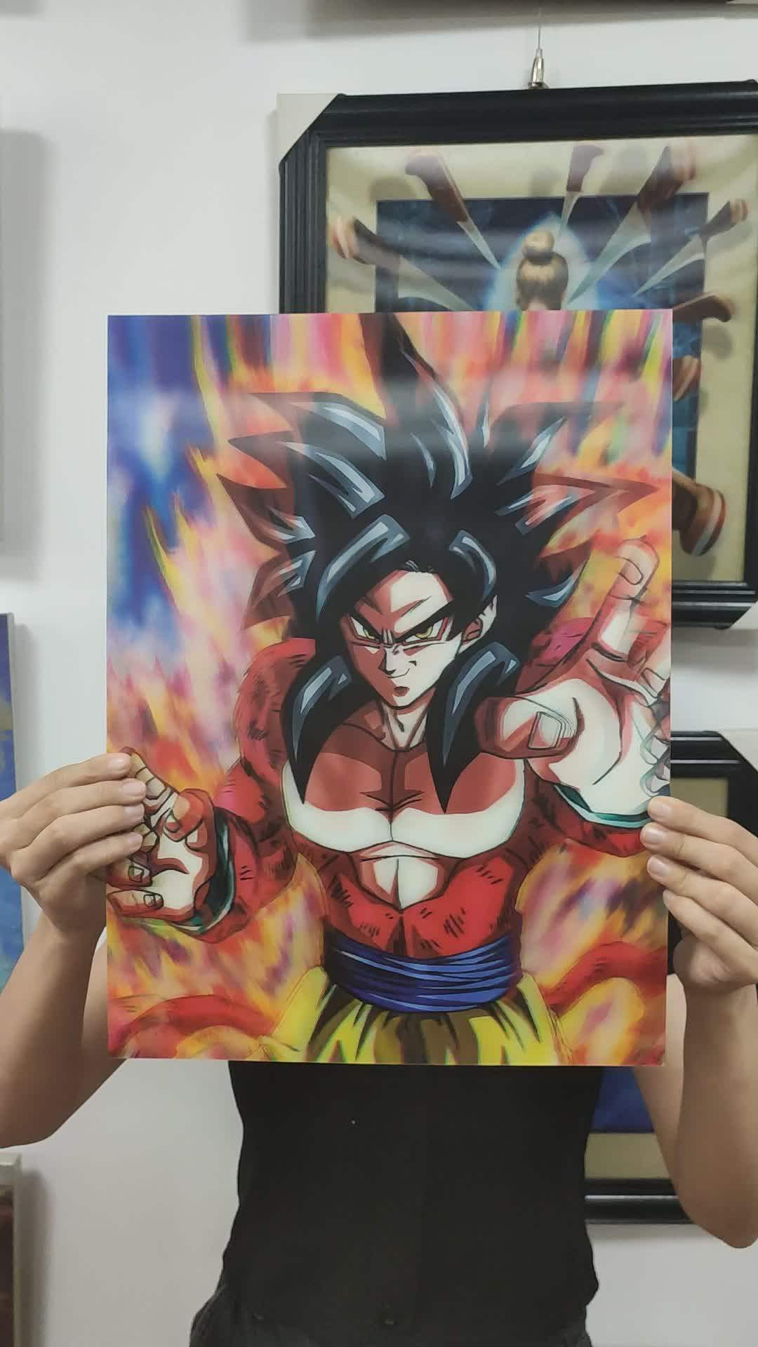 Anime 3d Poster 3d Lenticular Poster Wall Decor 3d Print Anime Poster ...