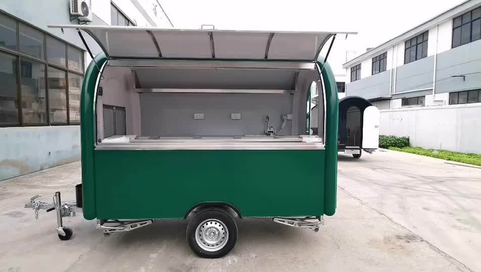 Mobile Street Fast Food Vending Trailer Food Truck /ce Approved Food ...