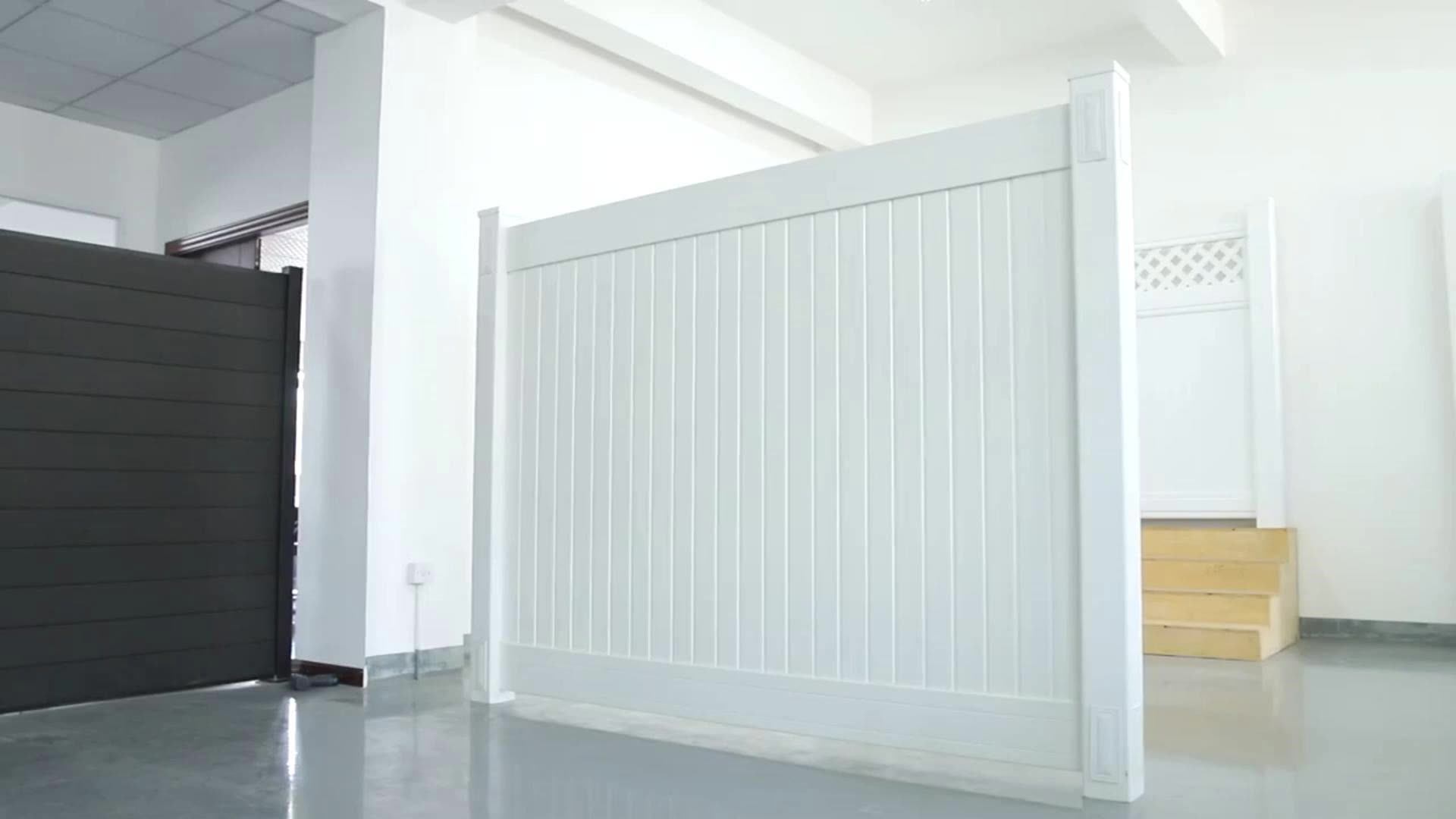 Longjie High Quality White Rail Using For Balcony And Stair White Pvc ...