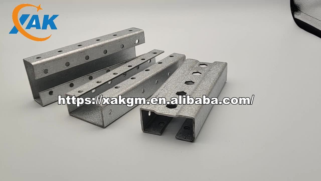 304 Stainless Steel C Purlins Hot Dipped Galvanized Unistrut Channel ...
