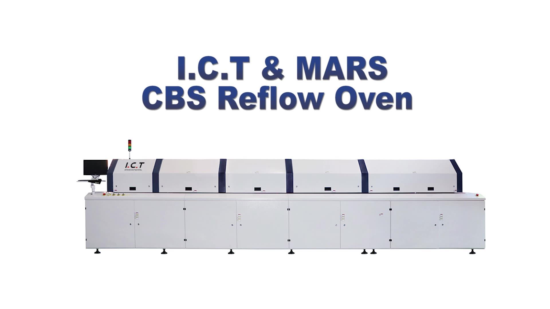 Ict815 Pcb Reflow Oven 450 Width,Led Nitrogen Reflow Wave Oven Smd ...