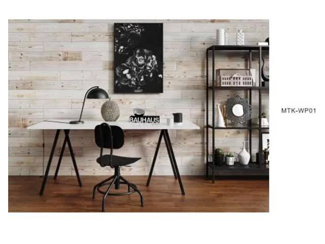 Natural Interior Wood Paneling 4x8 Real Solid Wood Timber Planks Modern ...