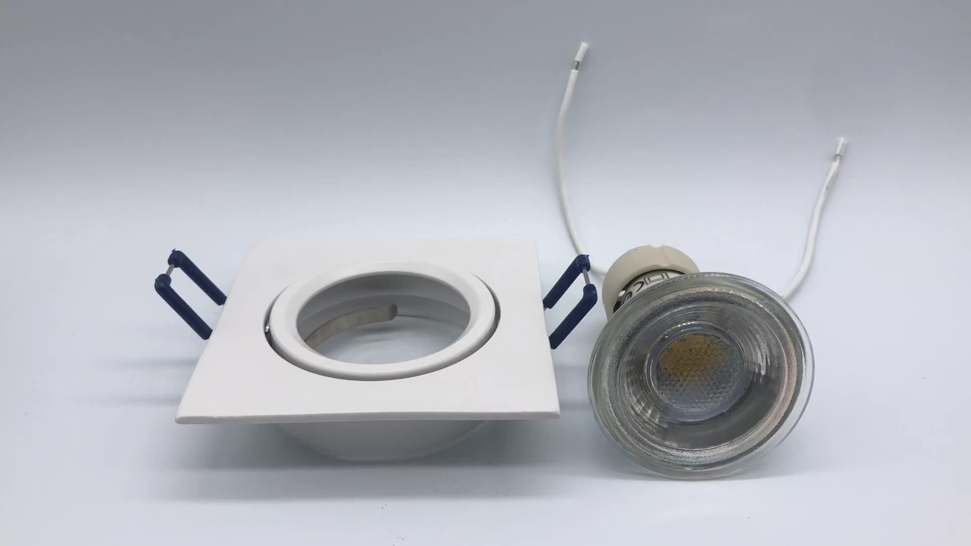 Downlight For Mr16 Halogen Spot Light Fitting Recessed Downlight Square ...