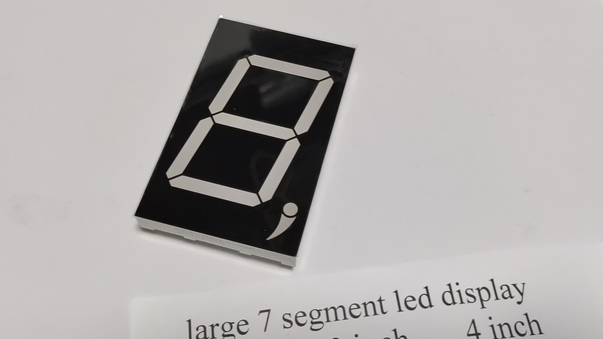 Mini Affichage À 7 Segments,3 Pouces,Super Rouge Avec 7 Segments - Buy ...